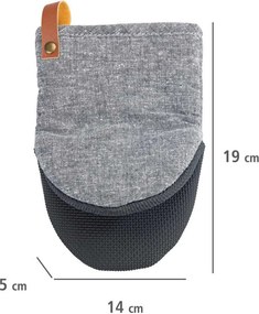 Kuchyňské chňapky ADA MINI, 2 ks, bavlna, šedé, WENKO