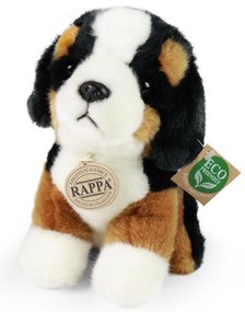 Rappa Plyšový bernský salašnický pes sedící 18 cm ECO-FRIENDLY
