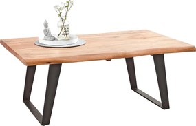 XXXLutz KONFERENČNÍ STOLEK, černá, barvy akácie, dřevo, kov, 115/70/45 cm Ambia Home - Konferenční stolky - 001630000801