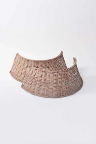Designový obal OSLONA, ratan, dolní průměr 70 cm, natur