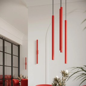Sollux Lighting Nástěnné svítidlo PASTELO 2 červené
