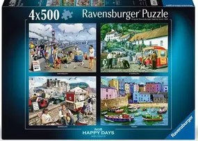 Ravensburger Puzzle Happy Days č. 8: Dovolená / 4x500 dílků