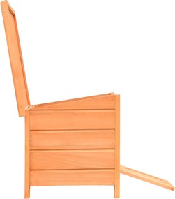 Domeček pro kočky 50 x 46 x 43,5 cm masivní borovice a jedle 170640