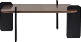 Hnědý konferenční stolek 90x90 cm Marais – Nordure