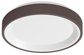 Linea Light Iside, hnědé stropní/nástěnné svítidlo, 24W LED 3000K, prům. 35,2cm