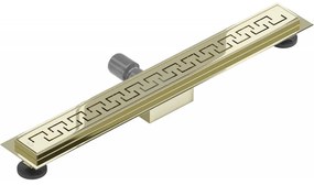 Mexen Flat M15 nerezový sprchový žlab 50 cm, zlatá, 1524050-15