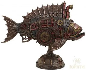 Steampunková socha Italfama Mechanical Deep Sea Fish