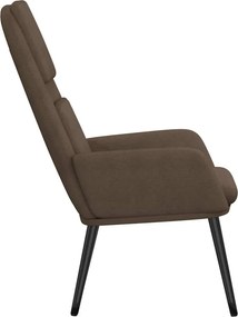 Relaxační židle taupe textil 341321