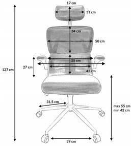 Herní židle KG102 černá