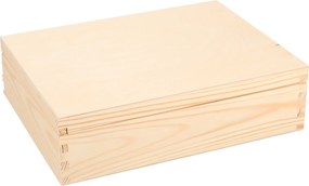 ČistéDřevo Dřevěná krabička na čaj (12 přihrádek)