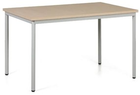 Jídelní stůl TRIVIA, světle šedá konstrukce, 1200 x 800 mm, třešeň