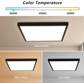 Brilagi-LED Stmívatelné koupelnové svítidlo FRAME SMART LED/50W/230V IP44 čer+DO