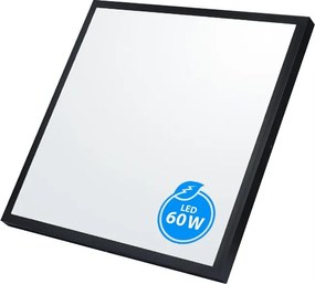 Led panel Nástěnný černý 60x60cm Stropní Svítidlo 60W