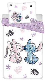 Jerry Fabrics Dětské bavlněné povlečení – Lilo a Stitch 140×200cm 70×90cm