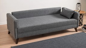 Hanah Home Třímístná pohovka BELLA šedá 208 cm 825BLC1499