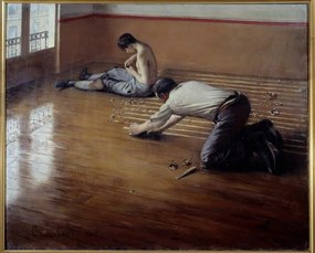 Caillebotte, Gustave - Obrazová reprodukce The floor planers., (40 x 30 cm)