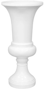 Bílá váza na podstavci 104540