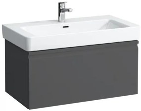 Laufen Pro S - Umyvadlová skříňka, 1010x450x390 mm, 1 zásuvka, grafit mat H4835520964801