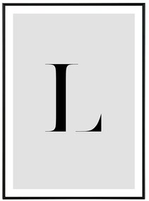Letter L - 40x50 cm - na přání Obraz