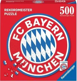Ravensburger Kulaté puzzle FC Bayern Logo / 500 dílků / od 12 let
