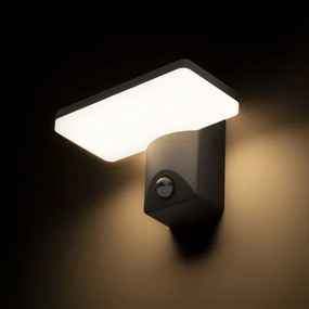 RED R13654 RINA PIR nástěnná antracitová 230V LED 12W IP65 3000K - RED - DESIGN RENDL