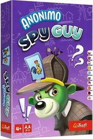 TREFL Hra Spy Guy Anonimo / 56 karet / 3 čelenky / od 4 let