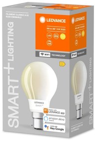 Chytrá stmívatelná LED WiFi žárovka B22D 6 W CLASSIC A, teplá bílá