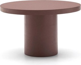 Betonový kulatý zahradní jídelní stůl ø 120 cm Aiguablava – Kave Home