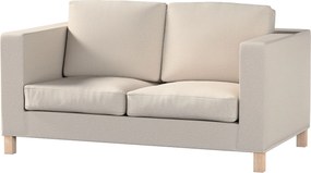 Potah na pohovku IKEA  Karlanda 2-místná, krátký barva šedá látka pletený vzor