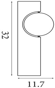 Searchlight 44521SM - Stropní svítidlo RADIANCE 3xE27/60W/230V pr. 37,5 cm černá