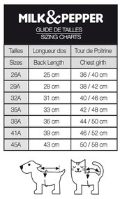 MILK&PEPPER Červené triko pro psy Sven Rouge Velikost: 26