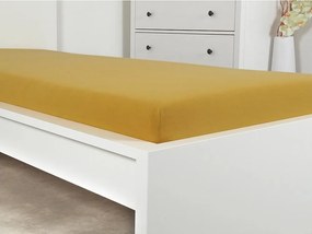 B.E.S. - Petrovice, s.r.o. Prostěradlo JERSEY dětské - Hořčicová 60 x 120