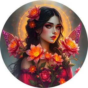 BLUEBIRD Kulaté puzzle Tajemná kráska / 501 dílků / průměr 45 cm