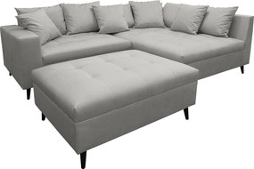 XXXLutz ROHOVÁ SEDAČKA, textil, šedá MID.YOU - Sedací soupravy - 001628000312