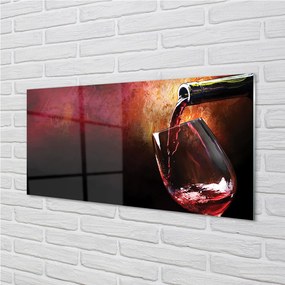 akrylový obraz červené víno 100x50 cm