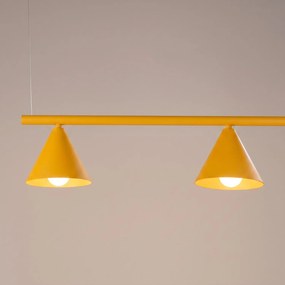 Sollux Lighting Lustr NOX 4L žlutý