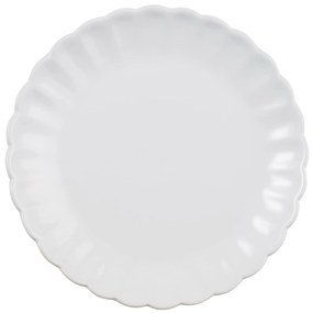 IB LAURSEN Talíř Mynte Pure White 28 cm, bílá barva, keramika