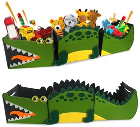 Úložný box na hračky krokodýl