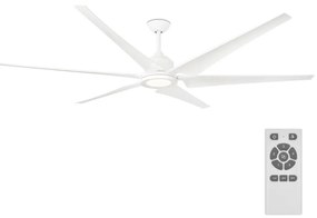 FARO Barcelona | FARO 33512A - Stropní ventilátor CIES bílá pr. 210,8 cm + dálkové ovládání | FA33512A