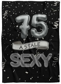 Deka Stále sexy – Černá (věk: 75, Podšití beránkem: NE)