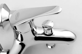 Aqualine, AQUALINE 35 Nástěnná vanová baterie, rozteč 100mm, chrom, 52158