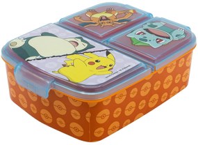 Multibox na svačinu Pokémon se 3 přihrádkami