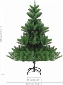 Umělý vánoční stromek normandská jedle zelený 150 cm 328429
