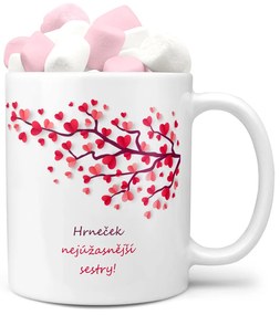 Hrneček nejúžasnější sestry (Náplň hrníčku: Marshmallow)