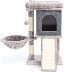 Škrabadlo pro kočky fudajo – 71,5 cm, šedá (64235)