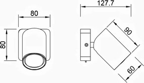 Bílá bodovka Mantra SAL 6284