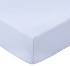 Napínací prostěradlo z bavlněného perkálu v levandulové barvě 150x200 cm Cotton Percale – Bianca
