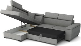 Sedací souprava Natan | 202x270 cm | LEVÁ | rozkládací + úložný prostor | VÝBĚR TKANIN