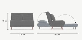 Dvoumístná rozkládací pohovka Seater Folde - výběr z 5 provedení