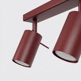 Sollux Lighting Stropní svítidlo RING 4L bordó